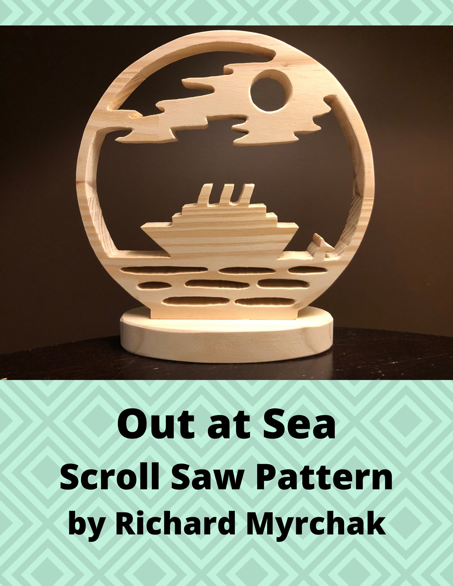 Out at Sea Scroll Saw Pattern - Etsy