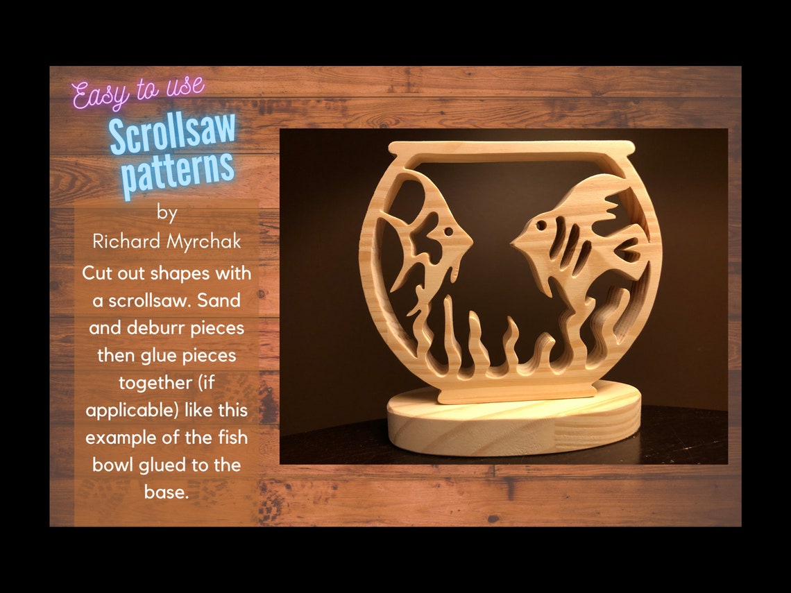Easy 8 Scroll Saw Patterns - Etsy