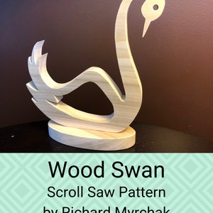 Wood Swan Scroll Saw Pattern - Etsy