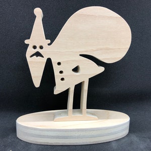 Santa Scroll Saw Pattern - Etsy