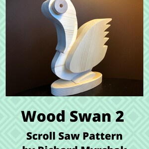 Wood Swan 2 Scroll Saw Pattern - Etsy Canada