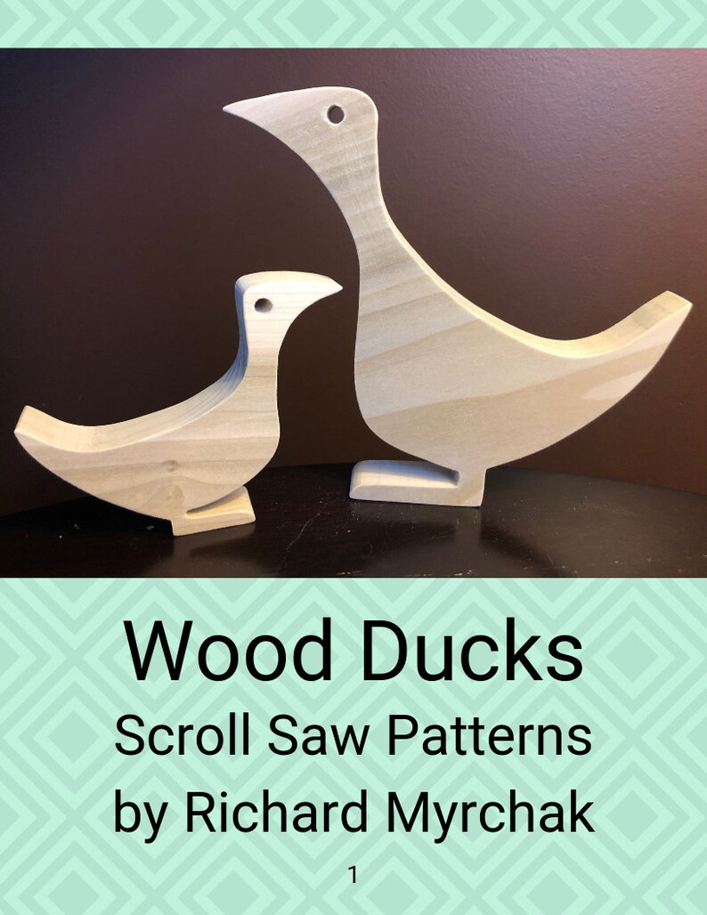 Wood Ducks Scroll Saw Patterns - Etsy