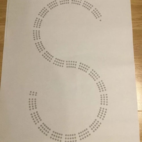 Large Cribbage Board Hole Pattern Paper Template Digital - Etsy Canada