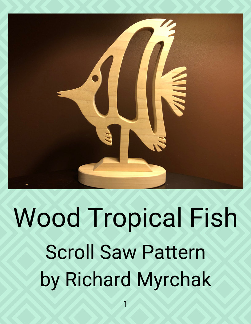 Wood Fish 2 Scroll Saw Pattern | Etsy