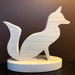Wood Fox Scroll Saw Pattern - Etsy Canada