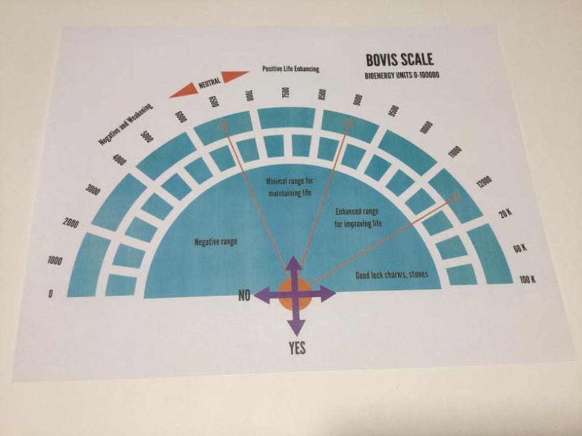 Bovis Scale Bioenergy Reader - Etsy Canada