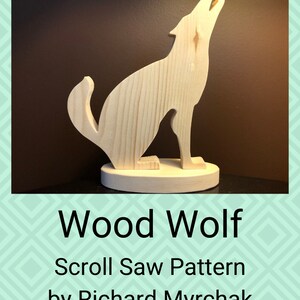 Wood Wolf Scroll Saw Pattern - Etsy