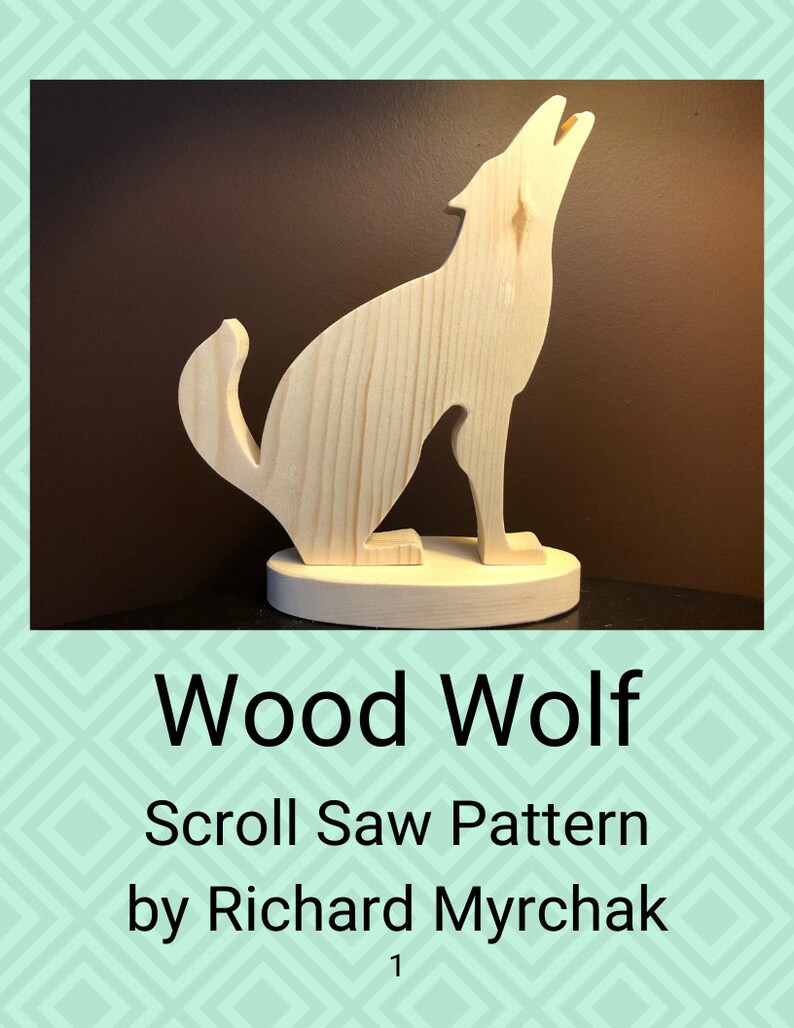 Wood Wolf Scroll Saw Pattern - Etsy