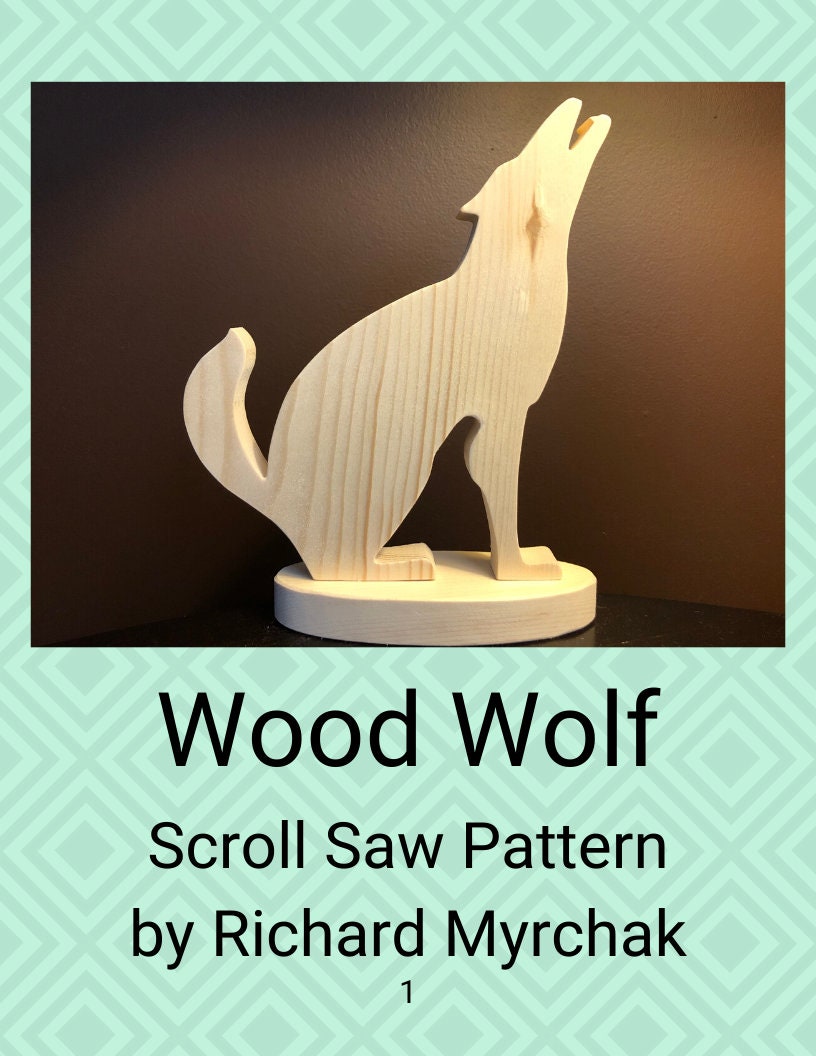 Wood Wolf Scroll Saw Pattern - Etsy