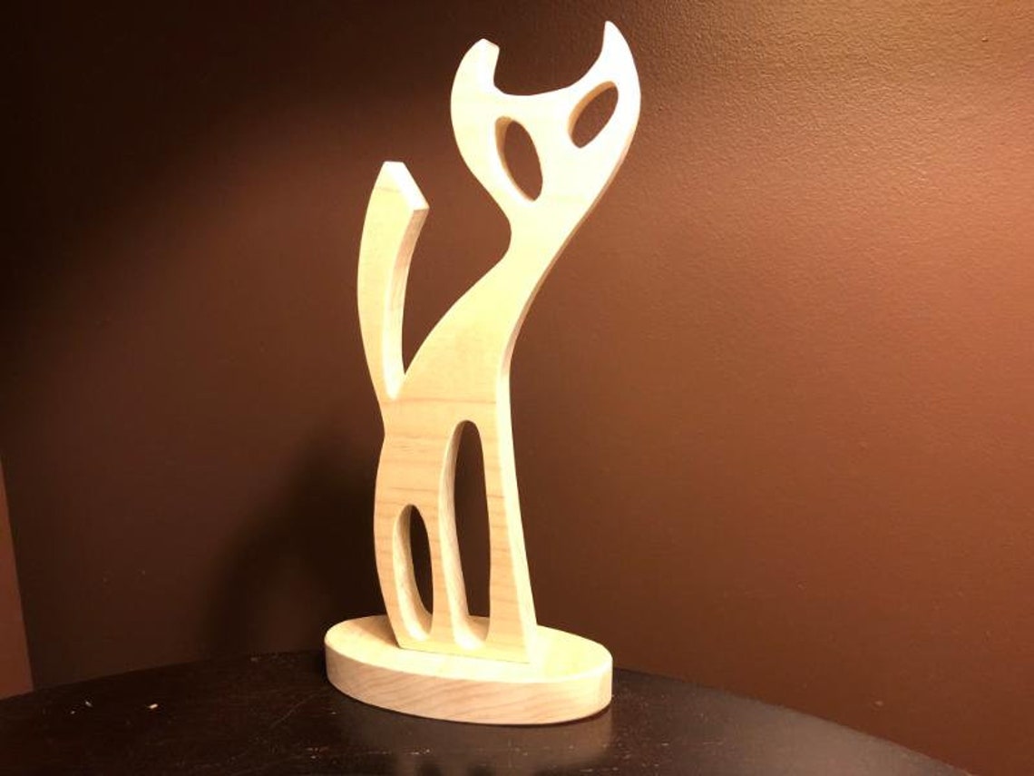 Wood Cat 2 Scroll Saw Pattern | Etsy Canada