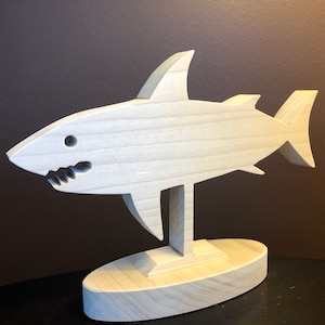 Wood Shark Scroll Saw Pattern - Etsy