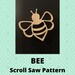 Bee Wall Art Scroll Saw Pattern - Etsy