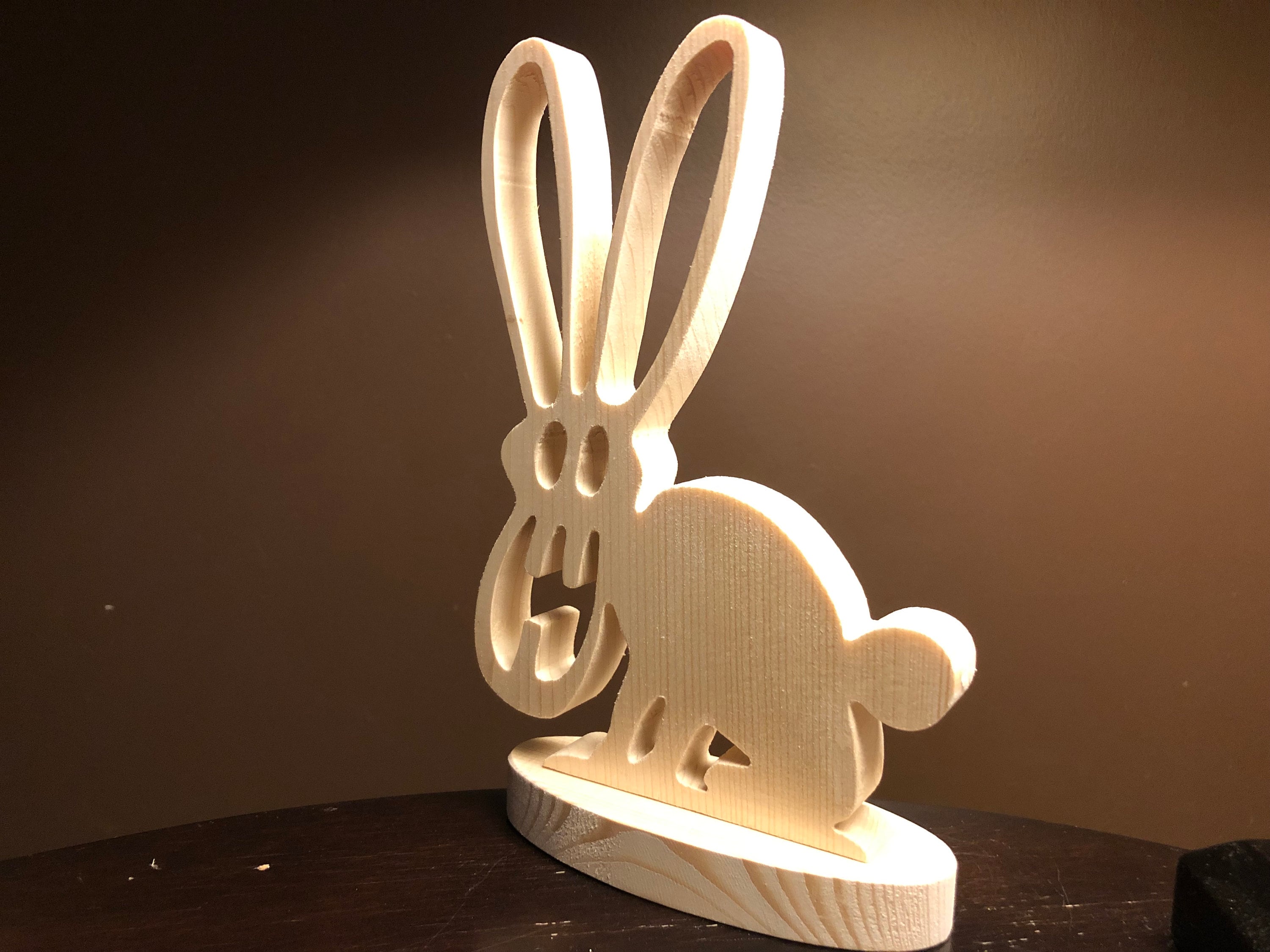 Rowdy Rabbit Scroll Saw Pattern - Etsy