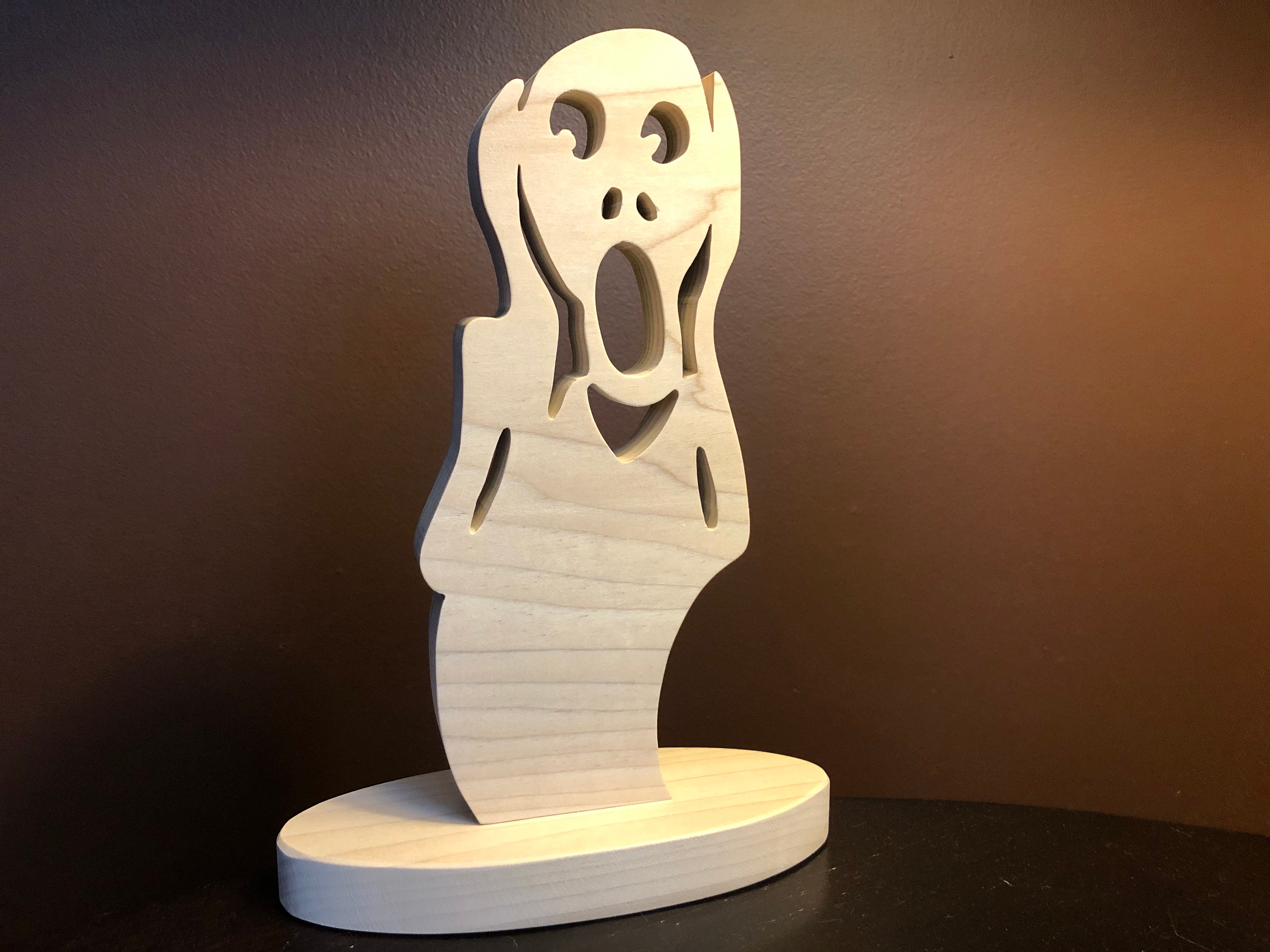 The Scream Scroll Saw Pattern - Etsy Australia