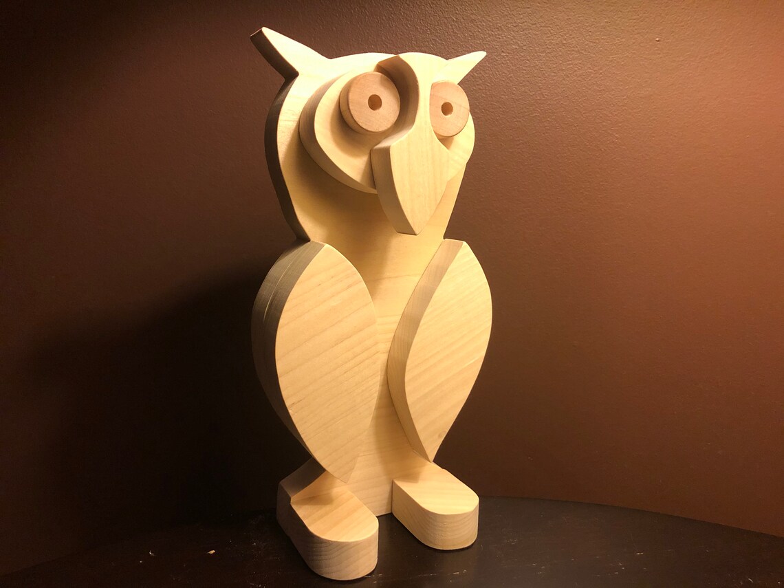 Wood Owl Scroll Saw Pattern 2 - Etsy