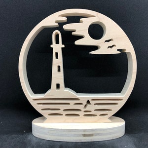 The Lighthouse Scroll Saw Pattern - Etsy