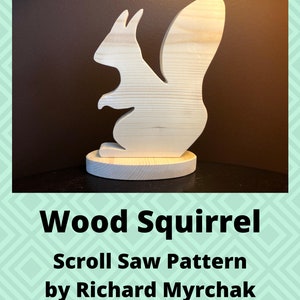Wood Squirrel Scroll Saw Pattern - Etsy