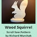 Wood Squirrel Scroll Saw Pattern - Etsy