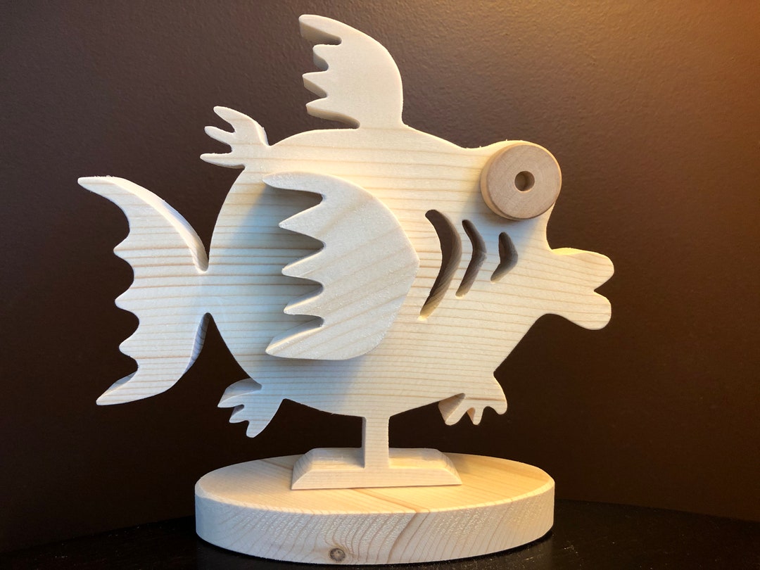 Some Kinda Fish Scroll Saw Pattern - Etsy