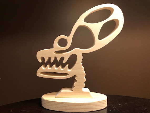 Alien Skull Scroll Saw Pattern - Etsy