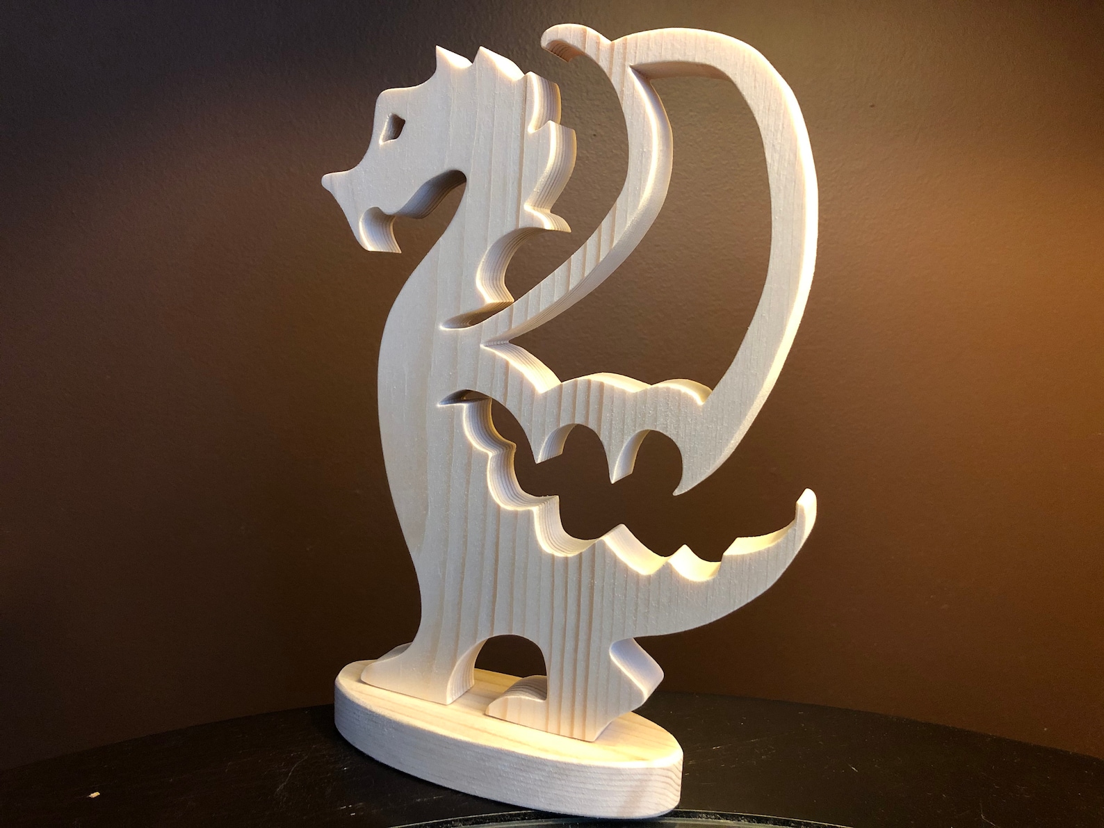 Wood Dragon Scroll Saw Pattern - Etsy