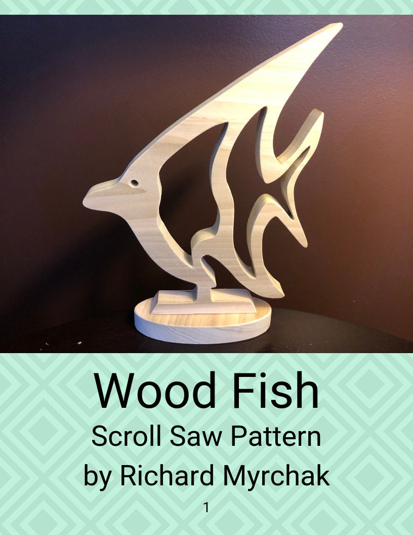 Wood Fish Scroll Saw Pattern - Etsy