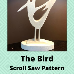 The Bird Scroll Saw Pattern - Etsy