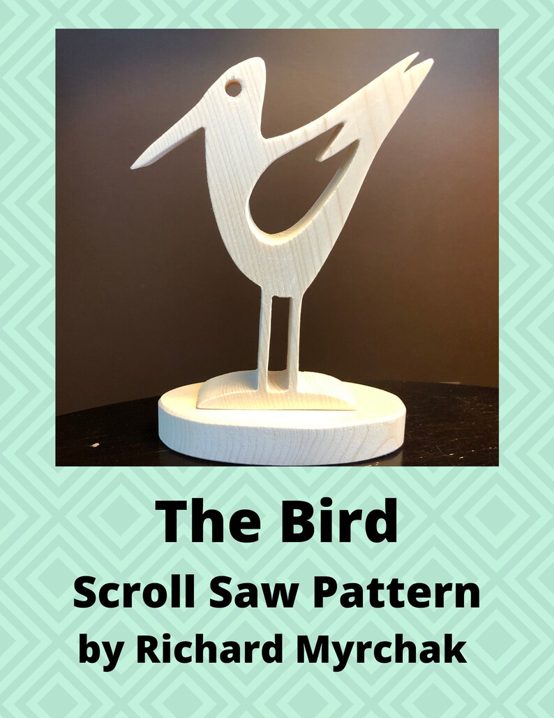 The Bird Scroll Saw Pattern - Etsy