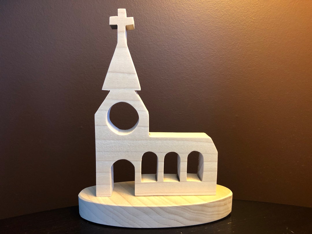 Wood Church Scroll Saw Pattern - Etsy