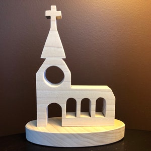 Wood Church Scroll Saw Pattern - Etsy