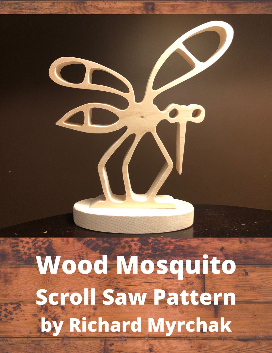 Wood Mosquito Scroll Saw Pattern - Etsy