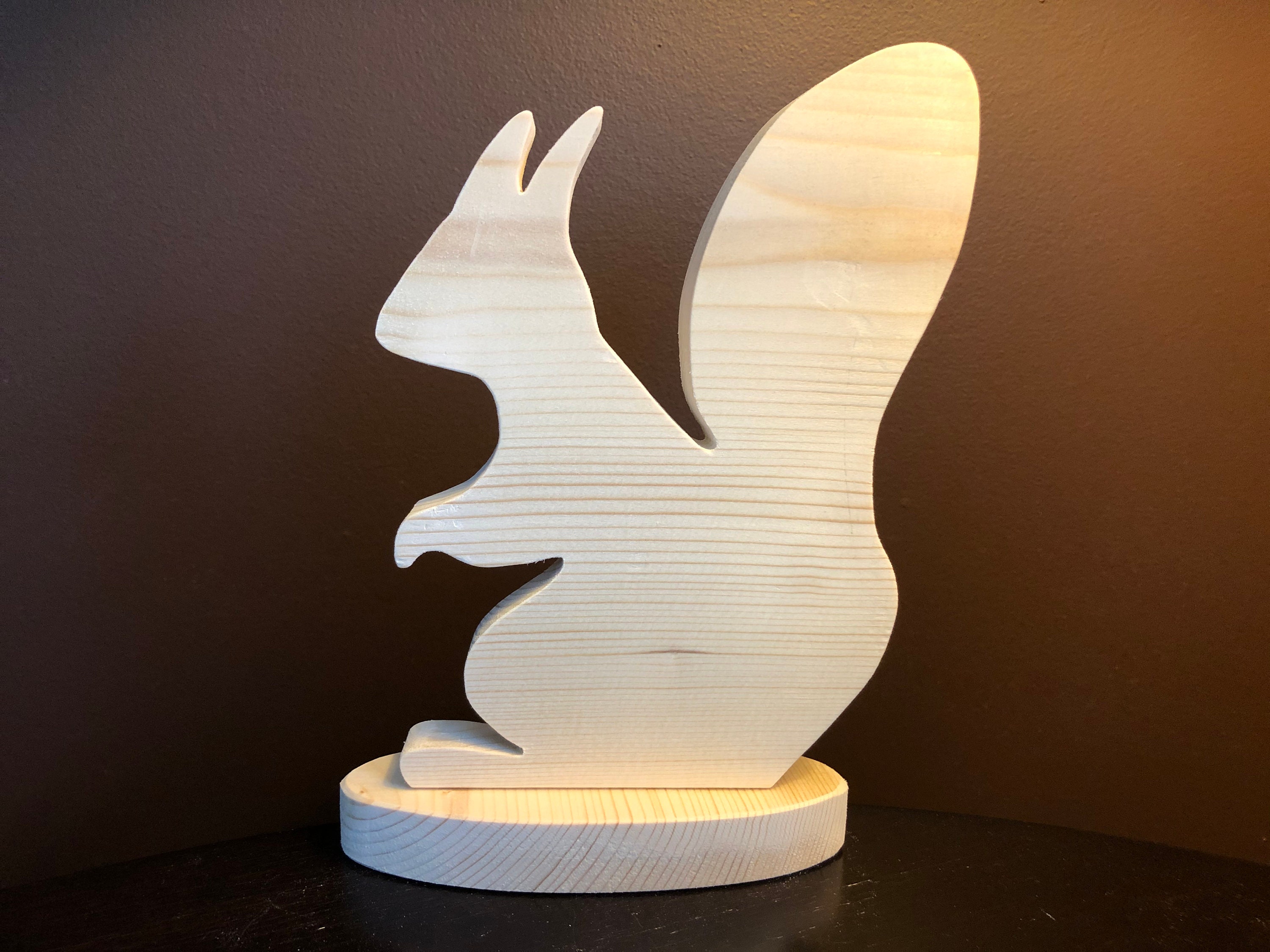 Wood Squirrel Scroll Saw Pattern - Etsy Canada