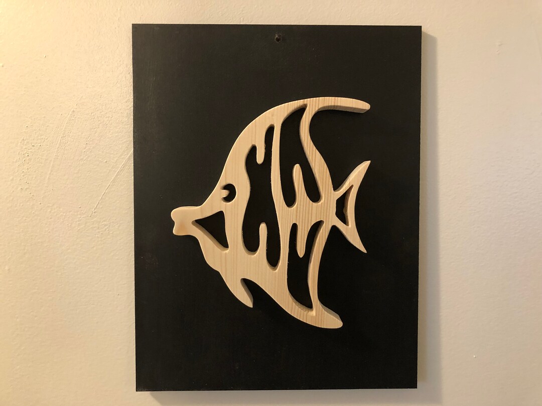 Fancy Fish 2 Wall Art Scroll Saw Pattern - Etsy