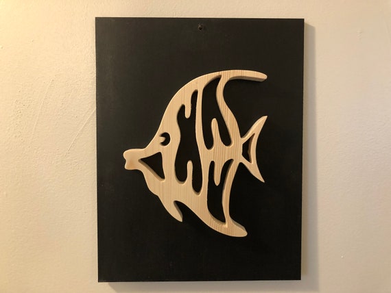 Fancy Fish 2 Wall Art Scroll Saw Pattern | Etsy