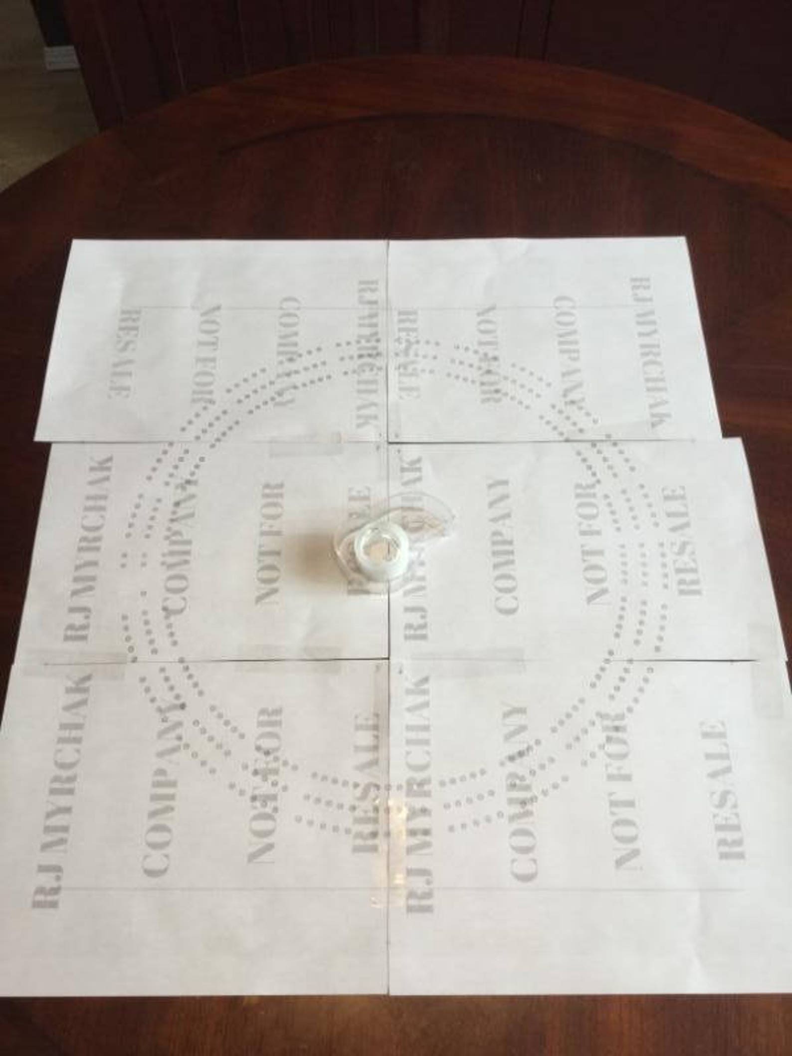 Large Round Cribbage Hole Pattern Paper Template Digital - Etsy Canada