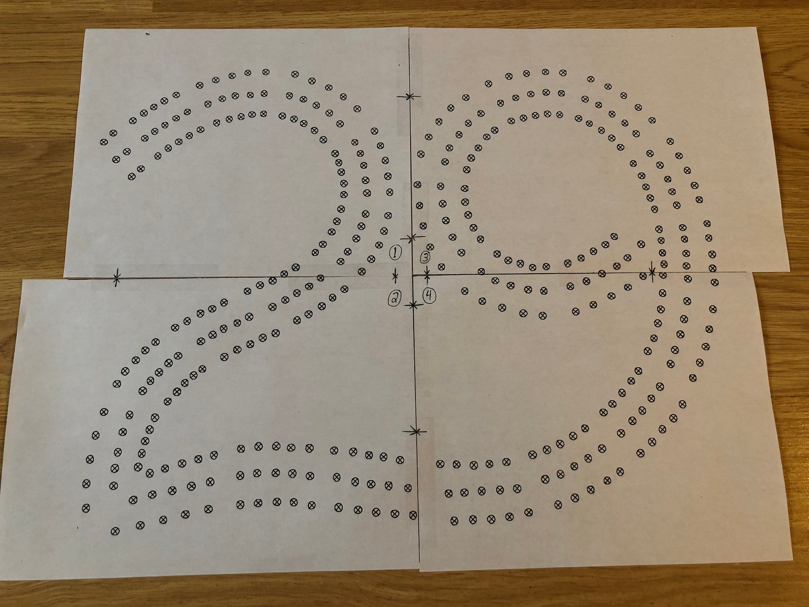 Large 29 Cribbage Board Paper Template Digital Download 13 X - Etsy Canada