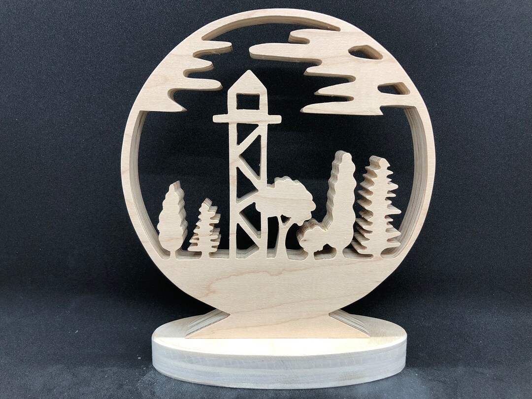 Fire Tower Scroll Saw Pattern - Etsy