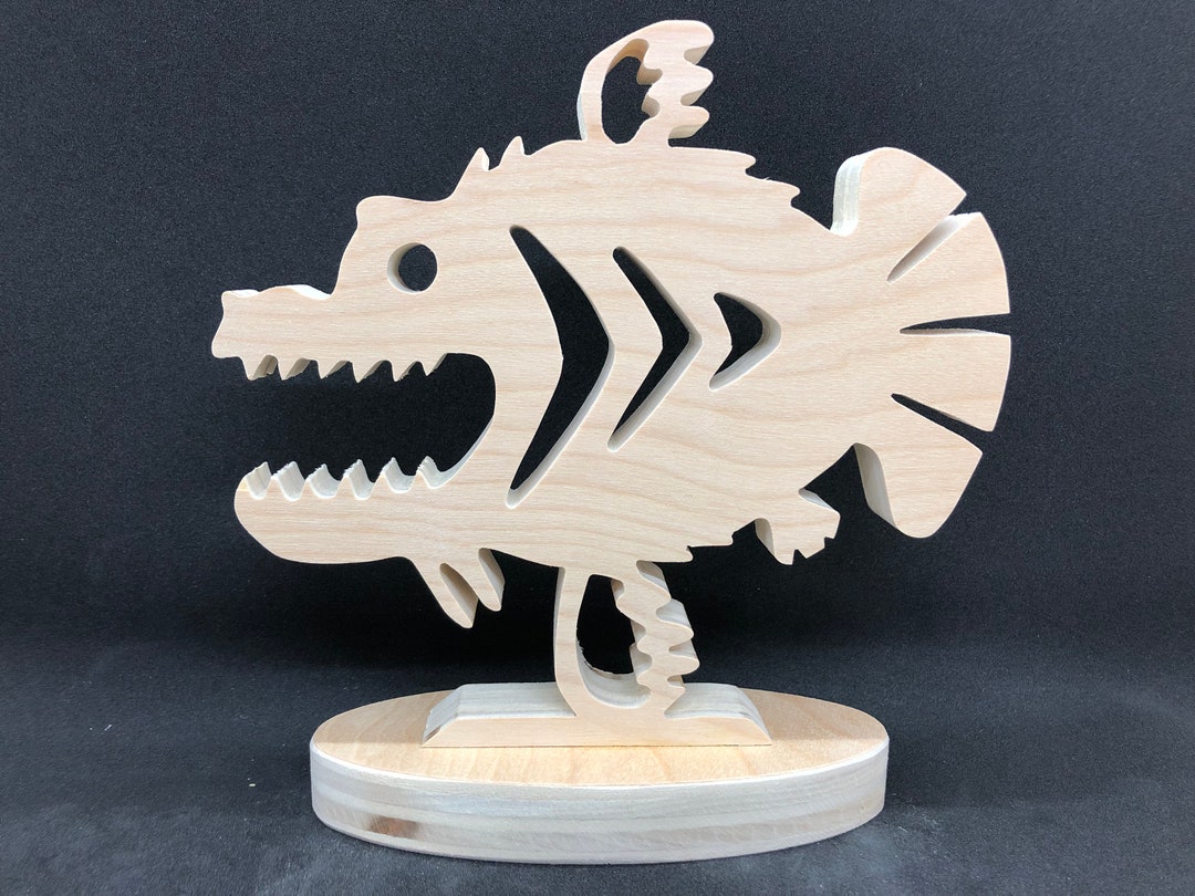 Bitey the Fish Scroll Saw Pattern - Etsy