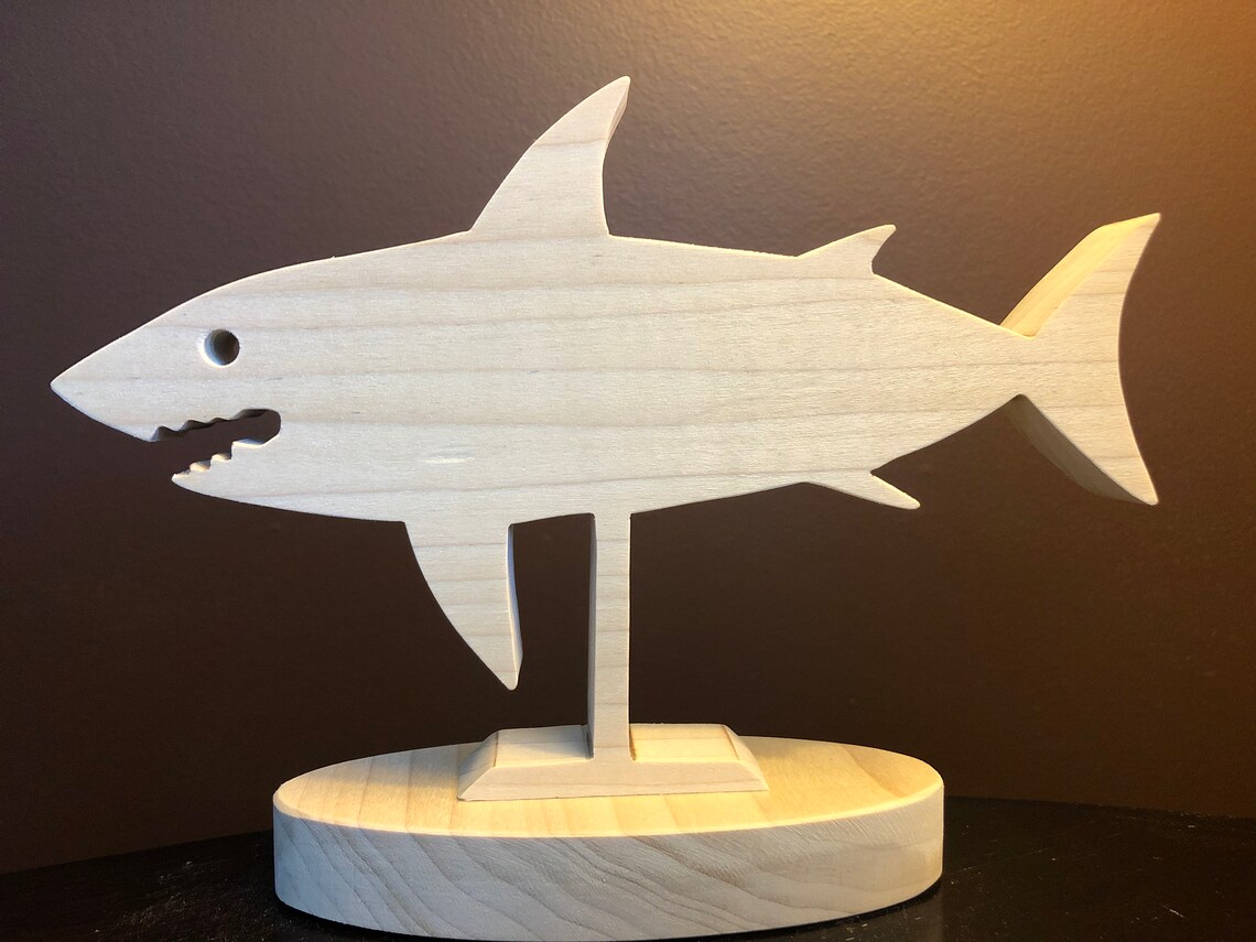 Wood Shark Scroll Saw Pattern - Etsy