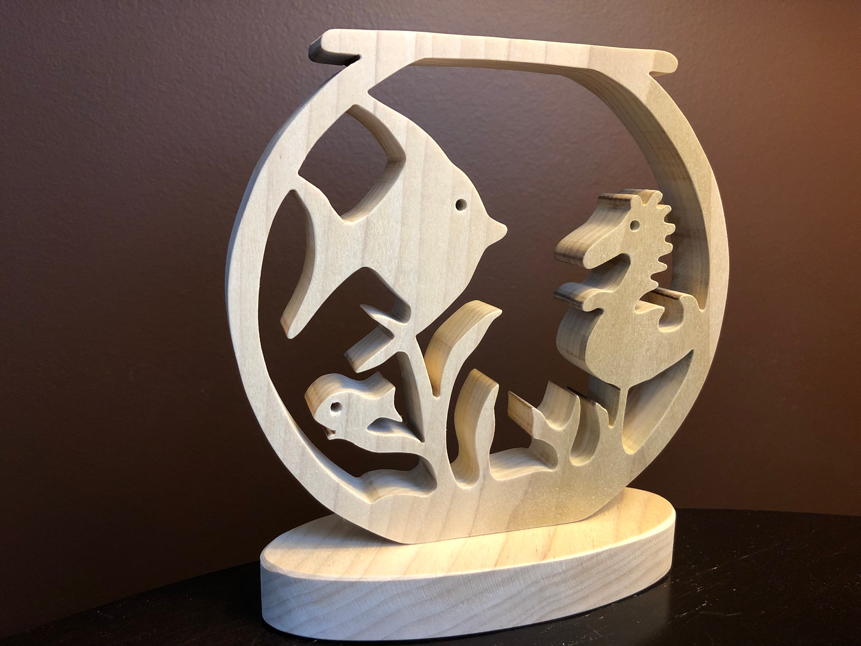 Fish Bowl Scene Scroll Saw Pattern - Etsy Canada