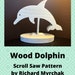 Wood Dolphin Scroll Saw Pattern - Etsy Canada