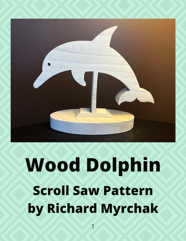 Wood Dolphin Scroll Saw Pattern | Etsy