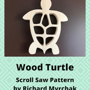 Wood Turtle Scroll Saw Pattern - Etsy
