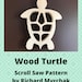 Wood Turtle Scroll Saw Pattern - Etsy