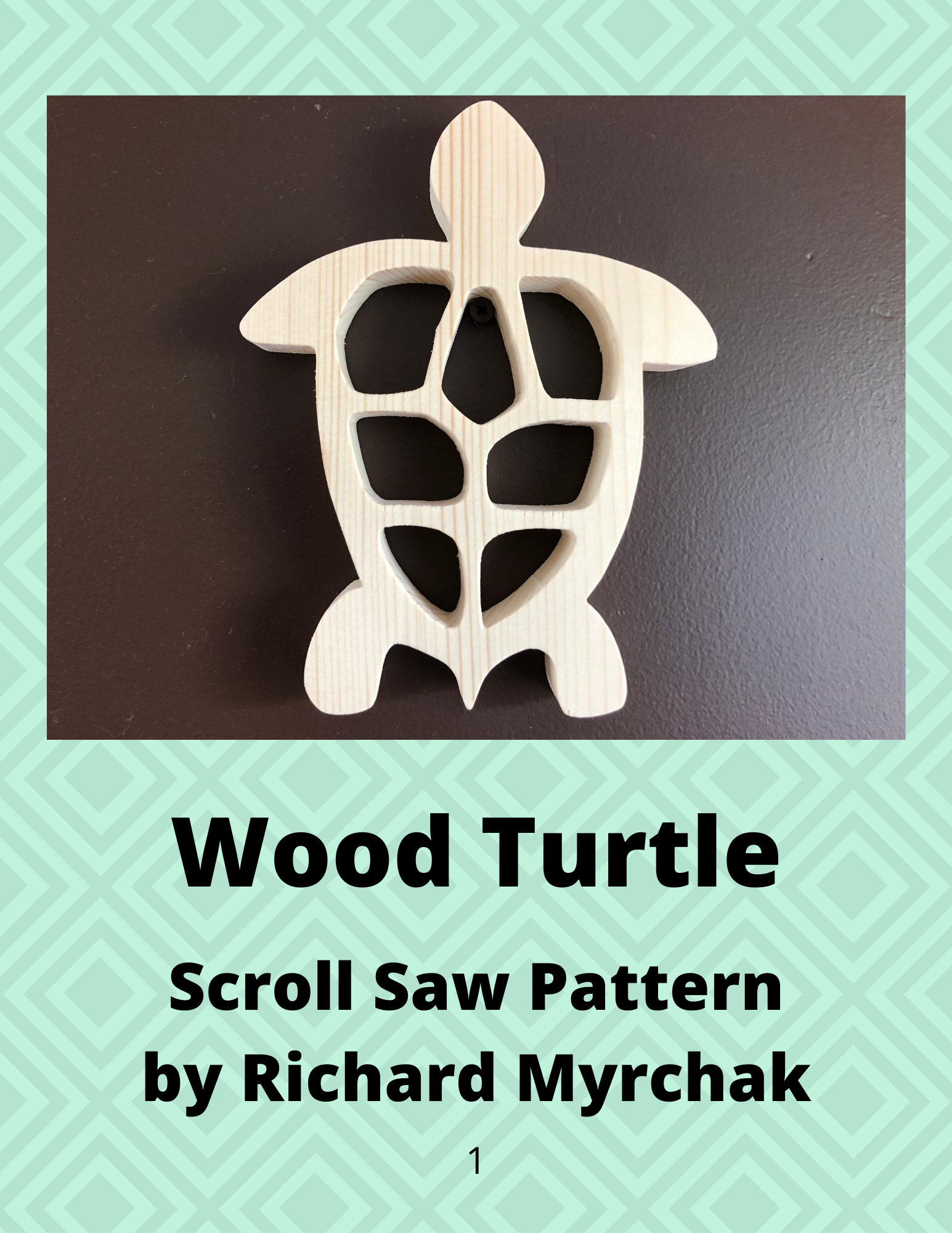 Wood Turtle Scroll Saw Pattern - Etsy