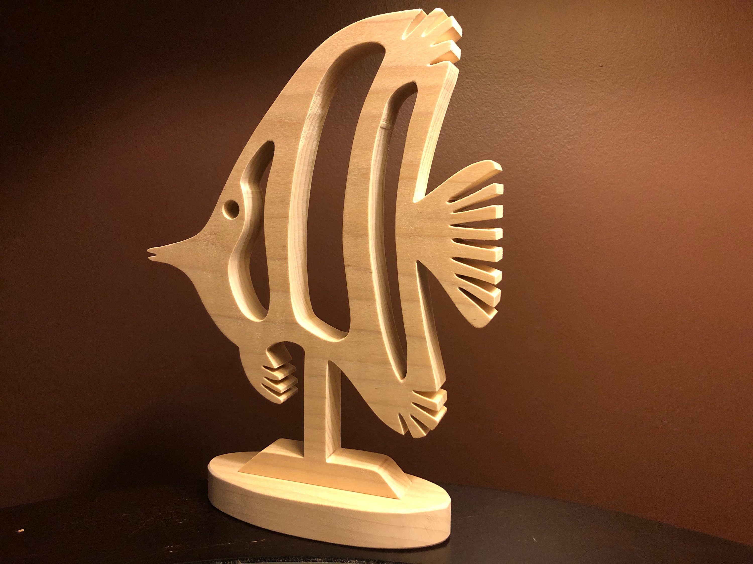 Wood Fish 2 Scroll Saw Pattern - Etsy