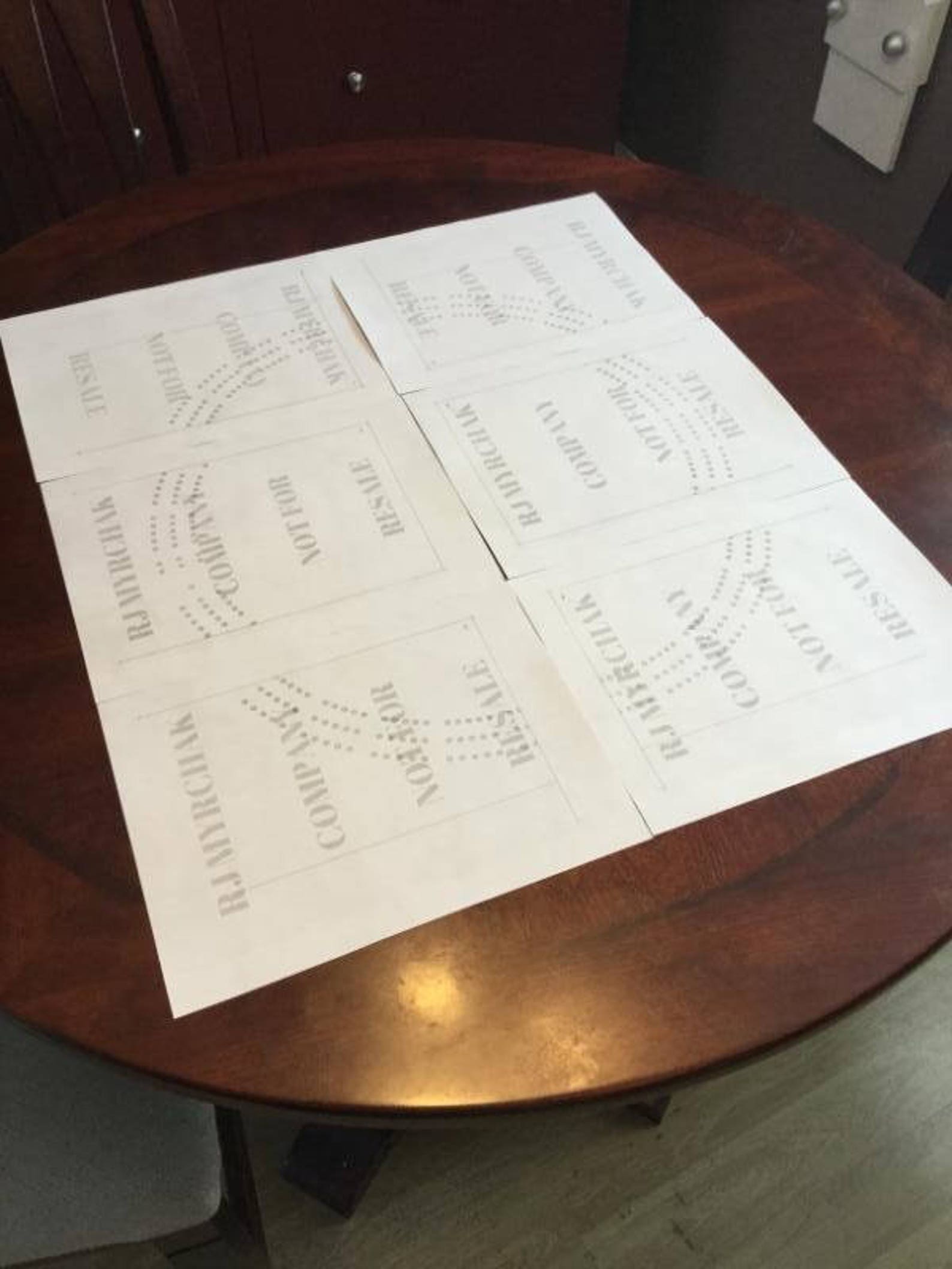 Large Round Cribbage Hole Pattern Paper Template Digital - Etsy Canada