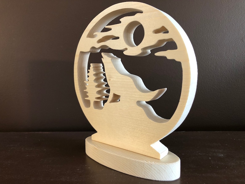 Wolf Scene Scroll Saw Pattern | Etsy