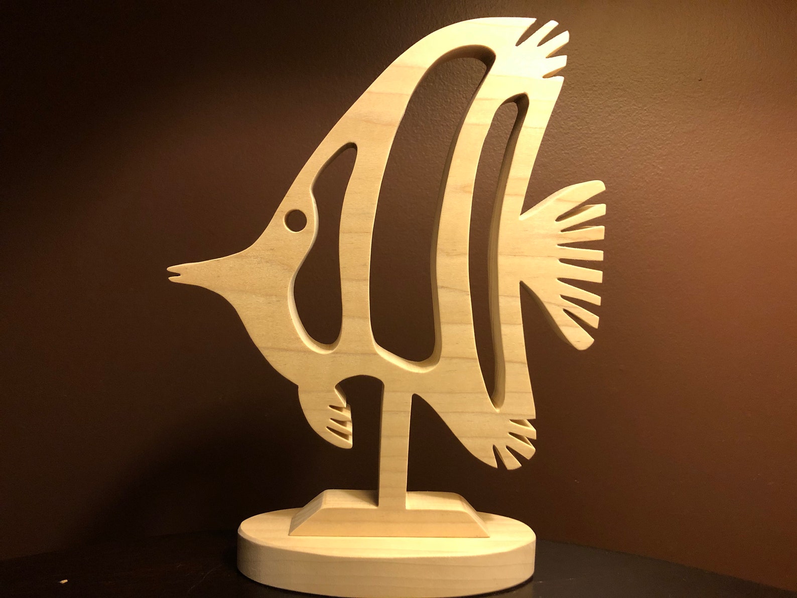 Wood Fish 2 Scroll Saw Pattern - Etsy