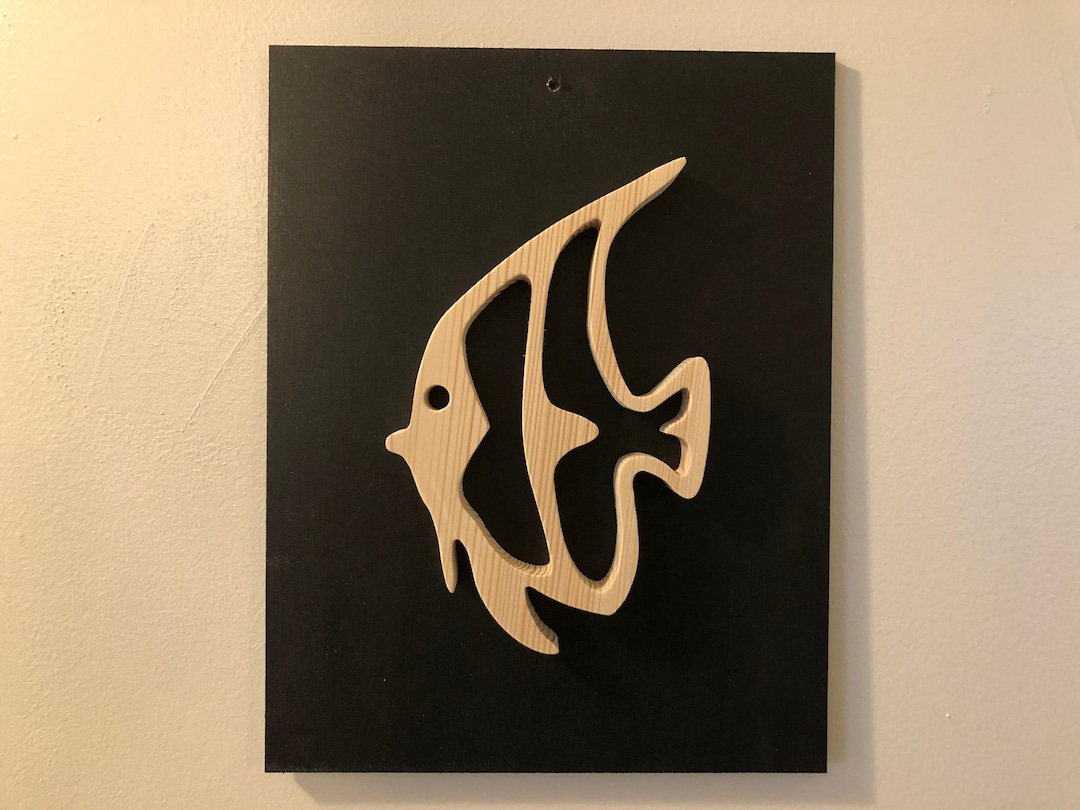 Fancy Fish Wall Art Scroll Saw Pattern - Etsy